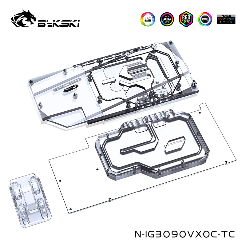 Jual HSL Back Plate Block Full Kit Water Cooling For Colorful iGame ...