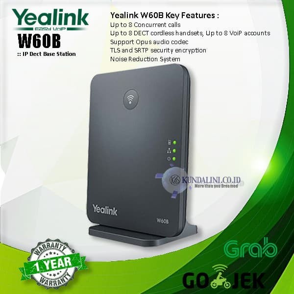 Jual Yealink W60B DECT Cordless Base | Shopee Indonesia
