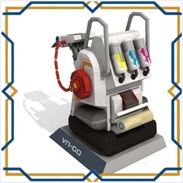Jual [dbs] diy papercraft wall-e series - vn-go painter robot | Shopee ...