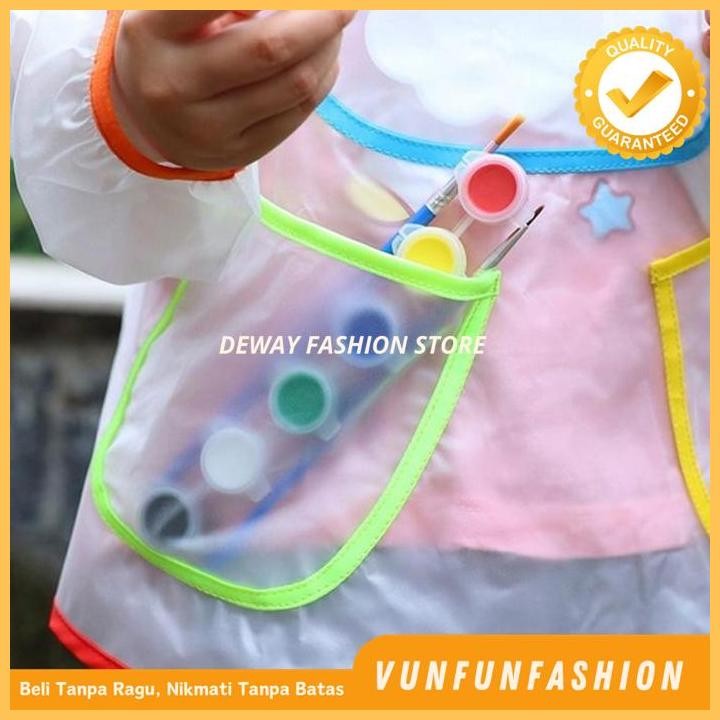 Jual ART SMOCK APRON LUKIS ANAK LENGAN PANJANG ANTI AIR CELEMEK MELUKIS ...