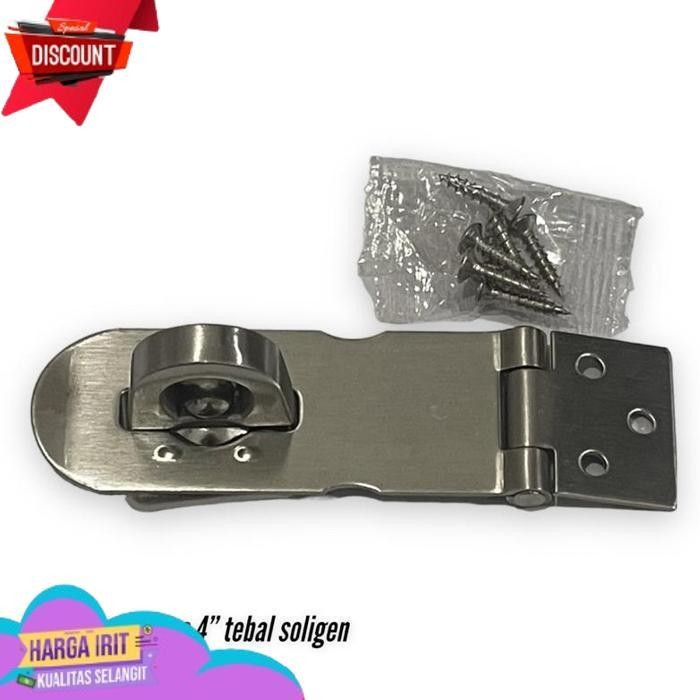 Jual TRENDING HAPS LOCK OVERPAL KUNCI STAINLESS TEBAL LARGE SOLIGEN ...