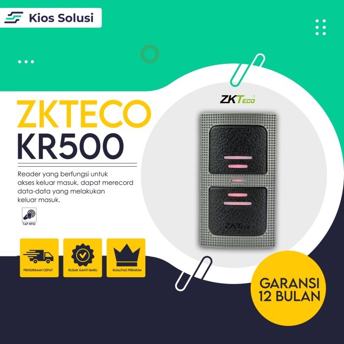Jual Card Reader Akses Kontrol Zkteco Kr500 Rfid Card | Shopee Indonesia