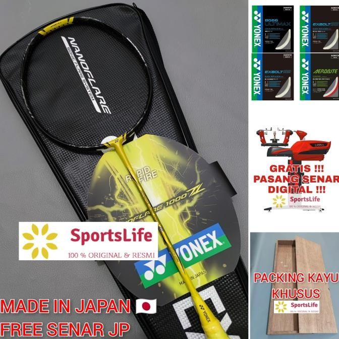 Jual TERMURAH - RAKET BADMINTON YONEX NANOFLARE 1000Z ORIGINAL MADE IN JAPAN | Shopee Indonesia