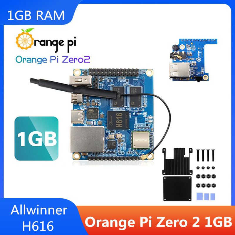 Jual JETS Orange Pi Zero 2 1GB RAM with Allwinner H616 Chip Support BT ...