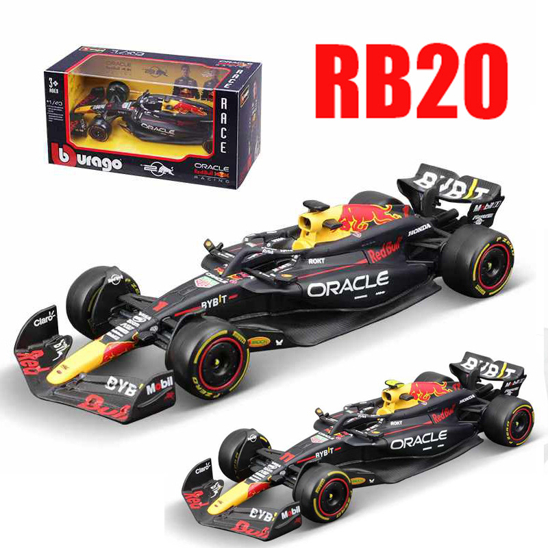 Jual CIF 1:43 F1 Red Bull Racing TAG Heuer RB20 2024 #1 Verstappen #11 ...