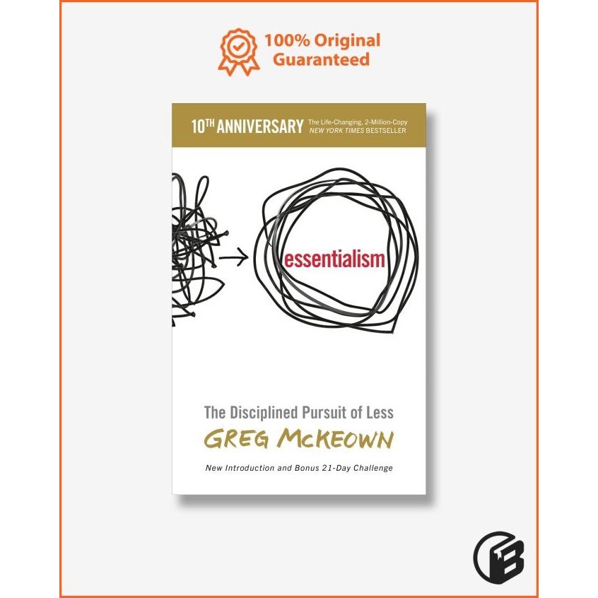 Jual Buku Import Essentialism by Greg McKeown (Original Paperback ...