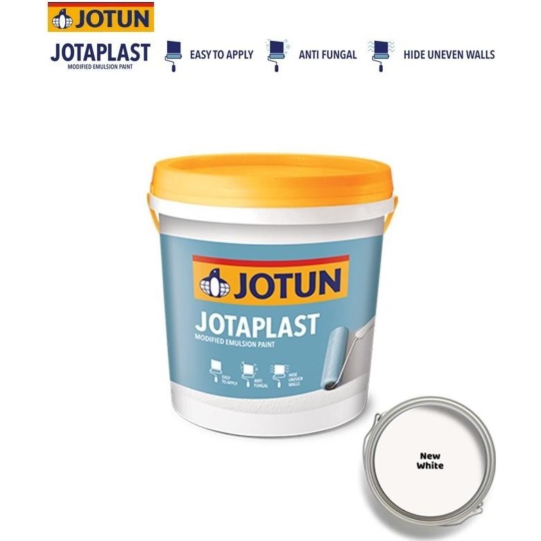 Jual Cat Tembok Interior | Jotun Jotaplast New White 18 Ltr | Ready Mix ...