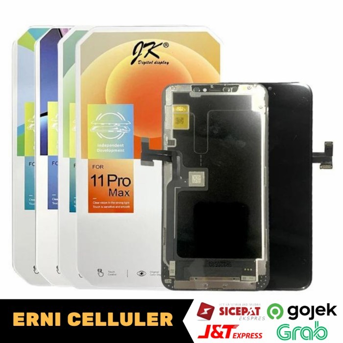 Jual LCD IPHONE 11 PRO MAX + TOUCHSCREEN INCELL MERK JK | Shopee Indonesia
