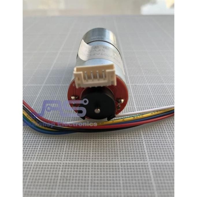 Jual Sale High Torque Motor Dc 25Ga370 12V 100Rpm W/ Encoder | Shopee Indonesia