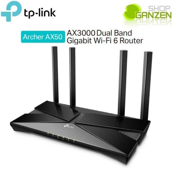 Jual Tp-Link Archer Ax50 Ax3000 Dual Band Gigabit Wi-Fi 6 Router ...