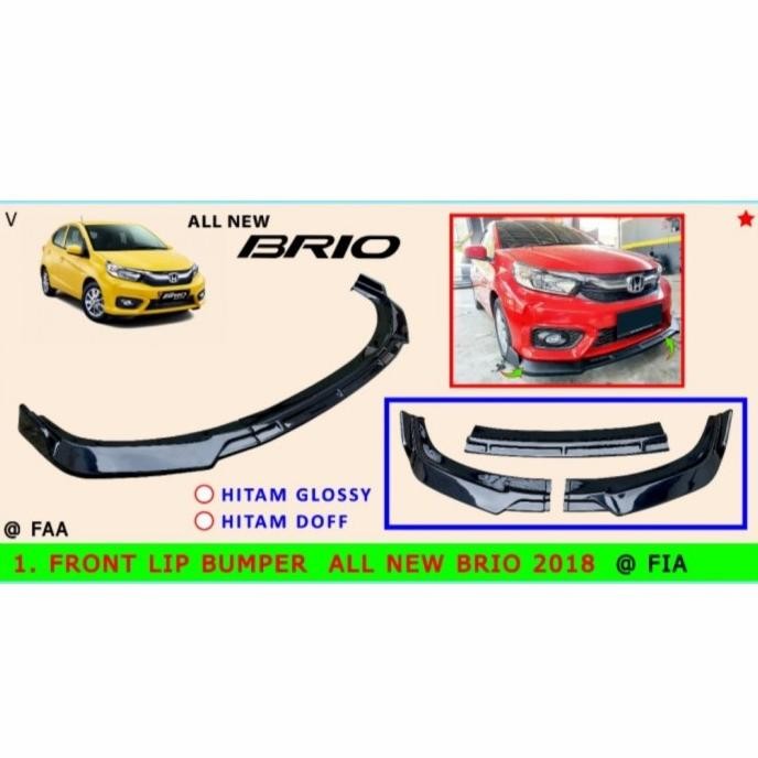 Jual BODYKIT FRONT LIP BUMPER ALL NEW BRIO 2018 AUTOCESS ORIGINAL DAN TERPERCAYA | Shopee Indonesia