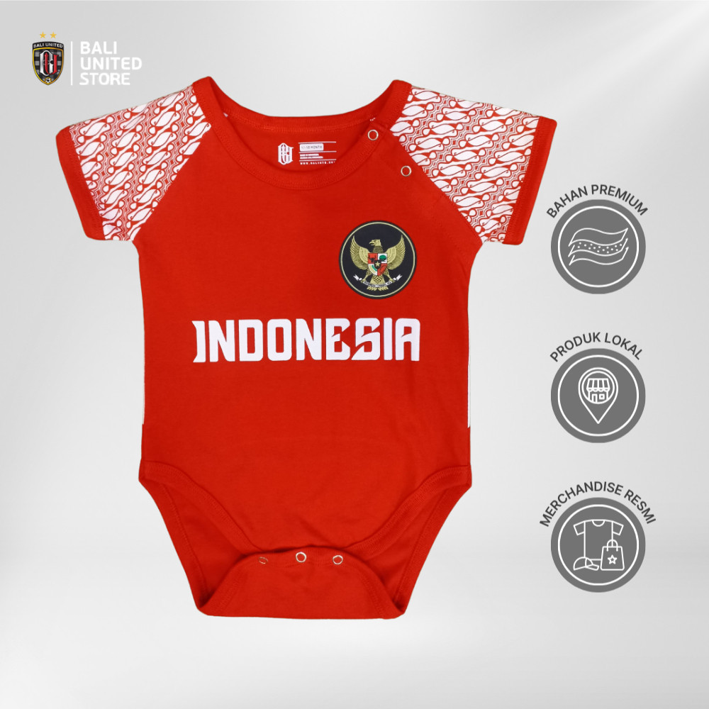 Jual Bali United Baju Bayi Baby Jumper Jersey Garuda Indonesia Motif ...