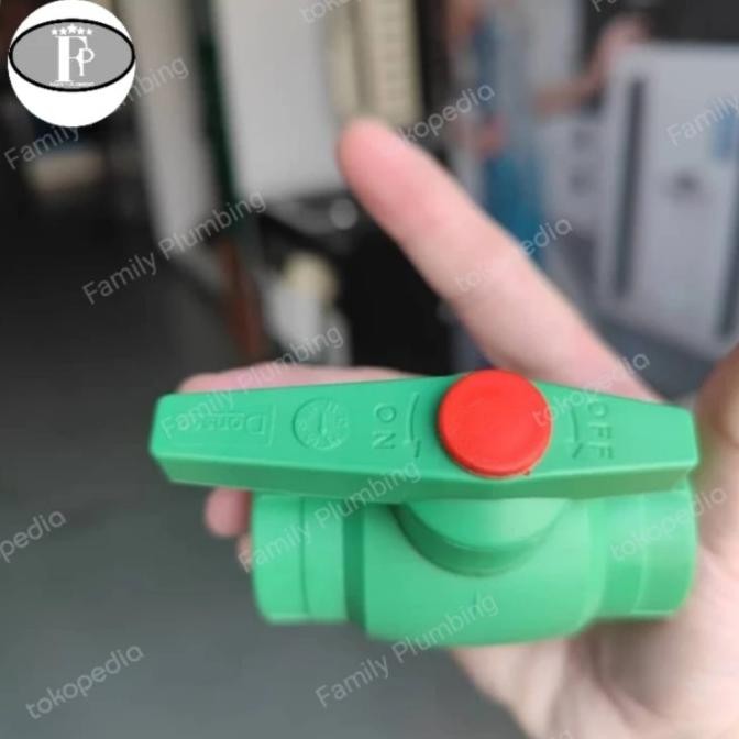 Jual ASLI BALL TAP BALL VALVE GATE VALVE ENGKOL STOP KRAN PPR HIJAU ...