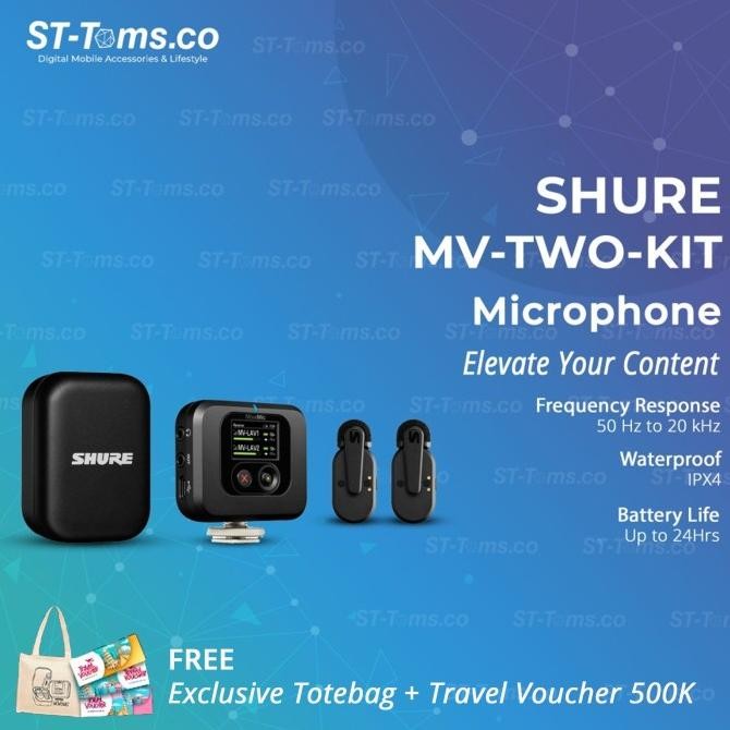 Jual Shure Movemic / Move Mic Two Receiver Kit Mv Two Kit Mv2 Kit ...