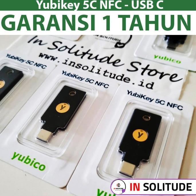 Jual CO Yubikey 5C NFC USB-C Yubico Two Factor Authentication | Shopee ...