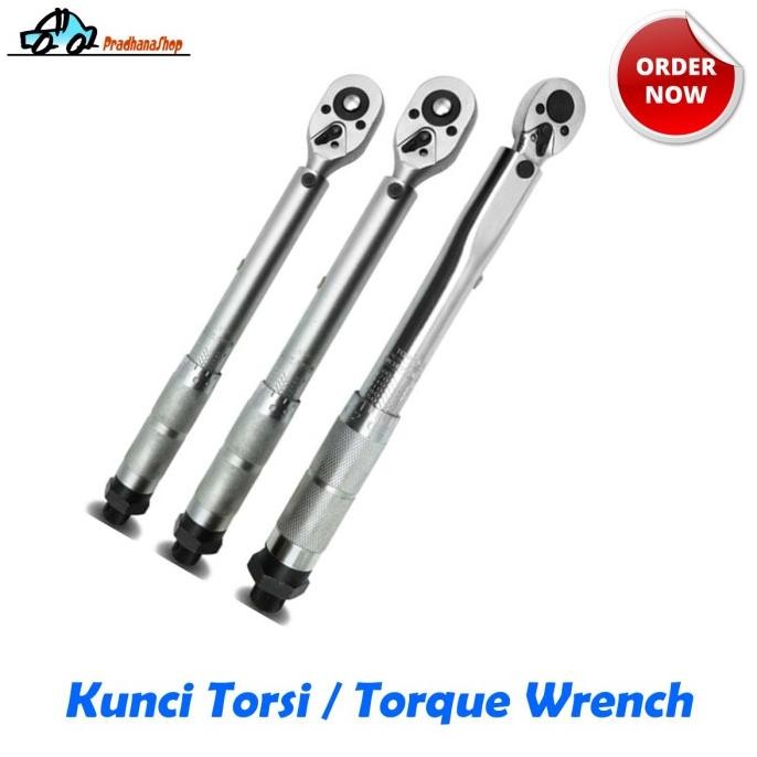 Jual Produk Baru!! Gagang Kunci Pas Torsi Momen Torque Wrench Two-way ...