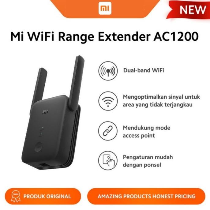Jual HARGA DISC - XIAOMI MI WI-FI RANGE EXTENDER AC1200 SUPPORT 5GHz ...