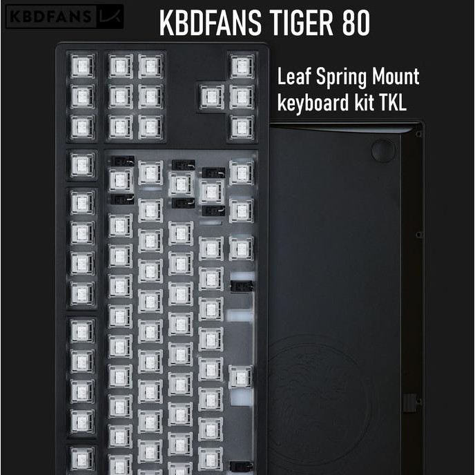 Jual CO KBDFANS TIGER 80 TKL Barebone Mechanical Keyboard Leaf Spring ...