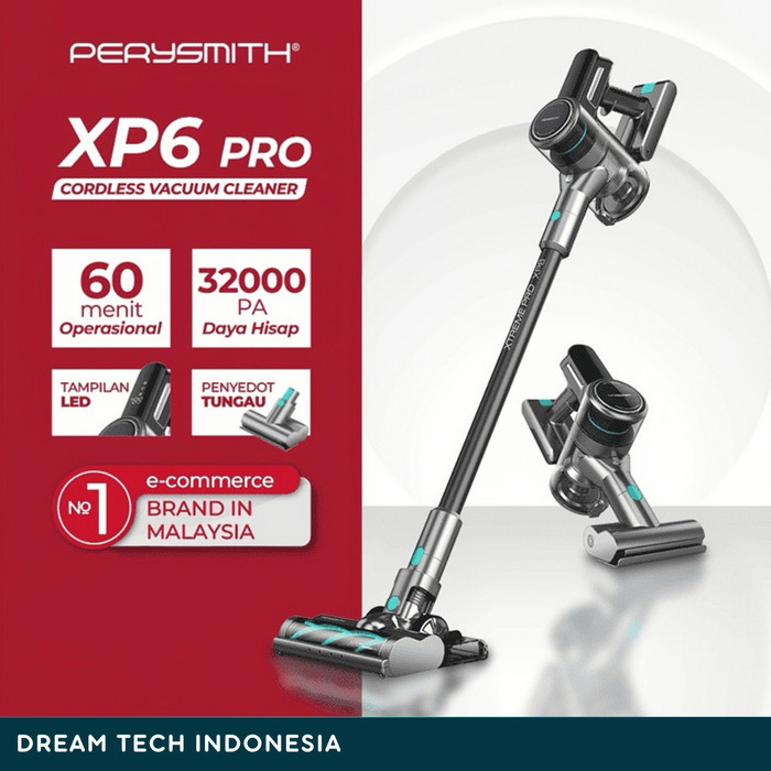 Jual PerySmith XP6 Pro Cordless Vacuum Cleaner Portable Penyedot Debu ...