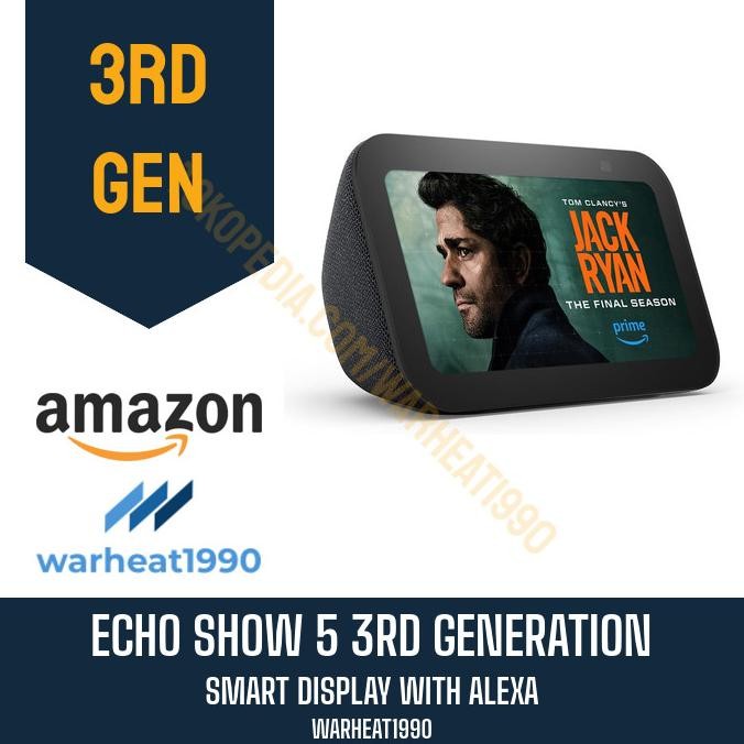 Jual Amazon Echo Show 5 3Rd Generation Smart Display With Alexa Gen3 ...