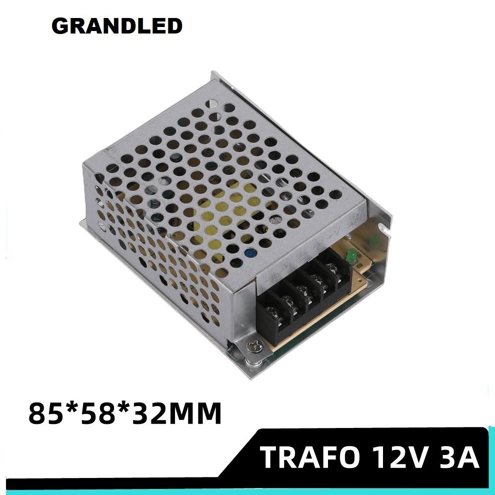 Jual Power Supply Adaptor Switching Trafo Led Strip 12V 3A 12 Volt 3 Ampere 12V 5A 12 Volt 5 ...