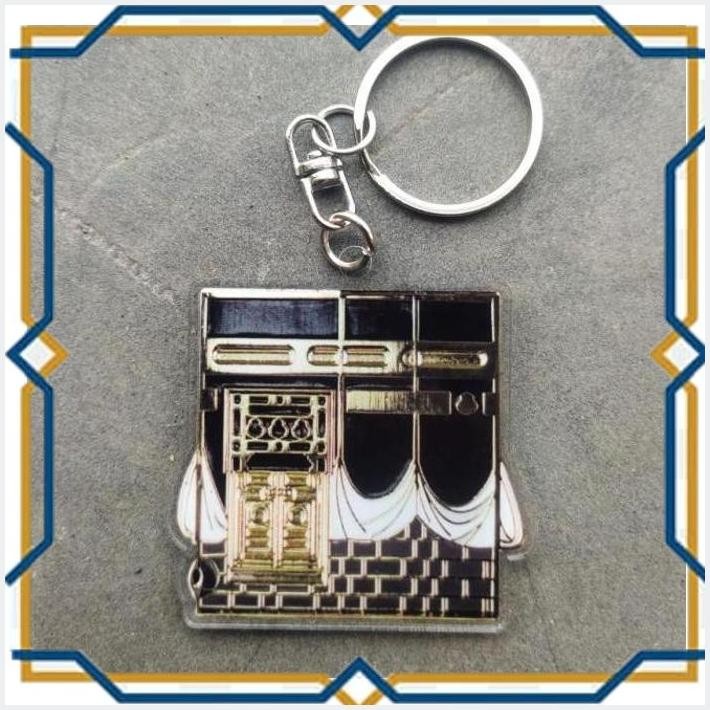 Jual [LIL] GANTUNGAN KUNCI MEKKAH MADINAH KABAH KEYCHAIN SOUVENIR OLEH ...