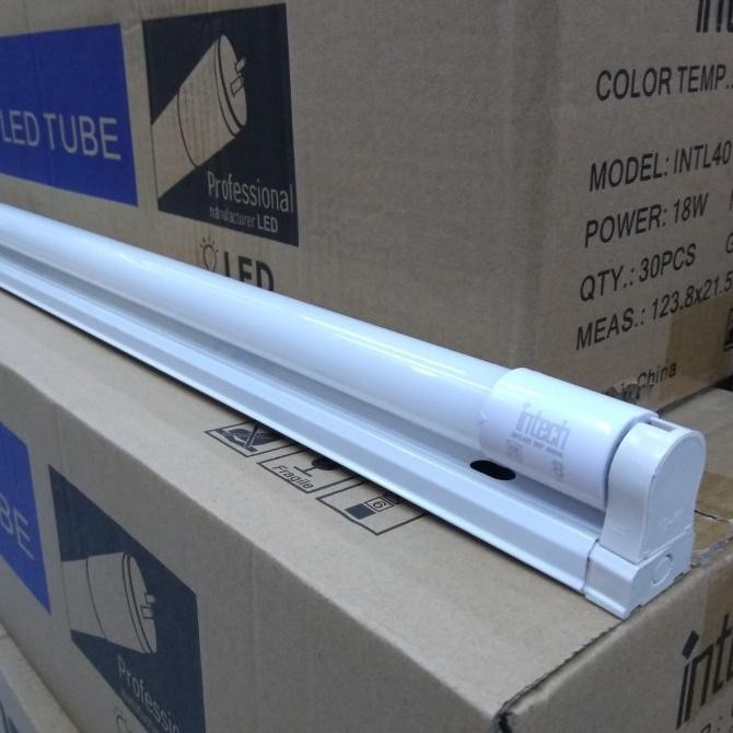 Jual Lampu - Lampu Tl T8 Led 18W Set + Kap Komplit Unilux | Shopee Indonesia