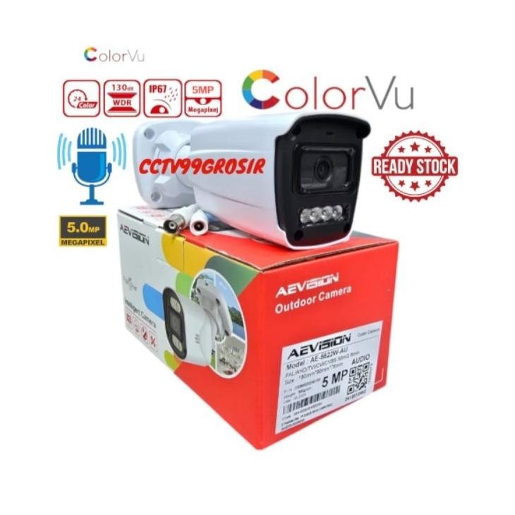 Jual Camera Cctv Outdoor Colorvu 5Mp Vi Audio Cctv Full Color 2560P ...