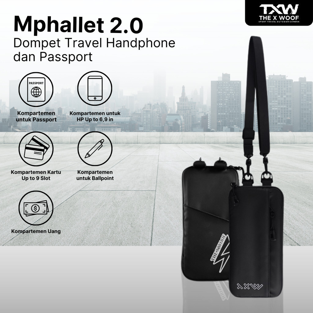 Jual The X Woof Mphallet2 - Dompet Passport Anti Cipratan Air dengan ...