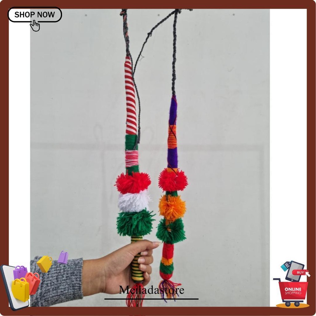 Jual Jumbo Pecut Bopo Jumbo 1,5 M Cambuk Jaranan Cemeti Kuda Lumping ...
