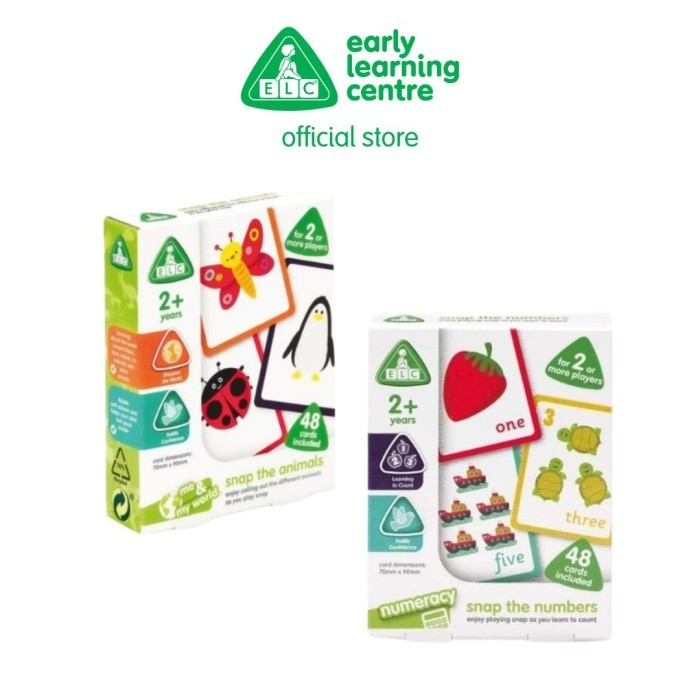 Jual ELC Snap Flash Cards Animals / Numbers Toys - Mainan Edukasi Kartu ...