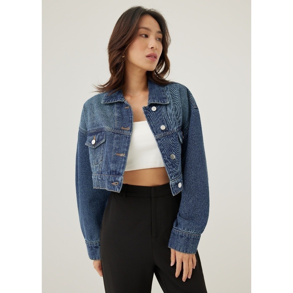 Jual Love, Bonito - Jaket Wanita - Hetti Denim Boxy Jacket | Shopee ...
