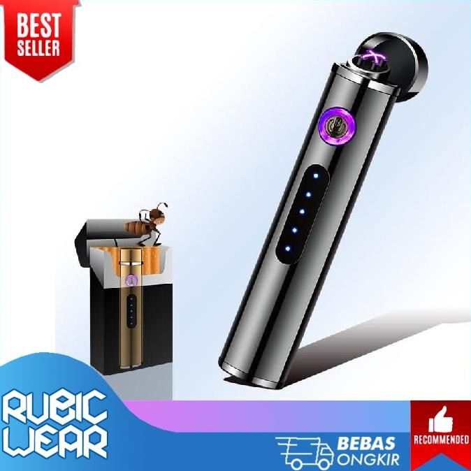 Jual Korek Api Elektrik Pulse Plasma Lighter Touch Sensor Waterproof ...