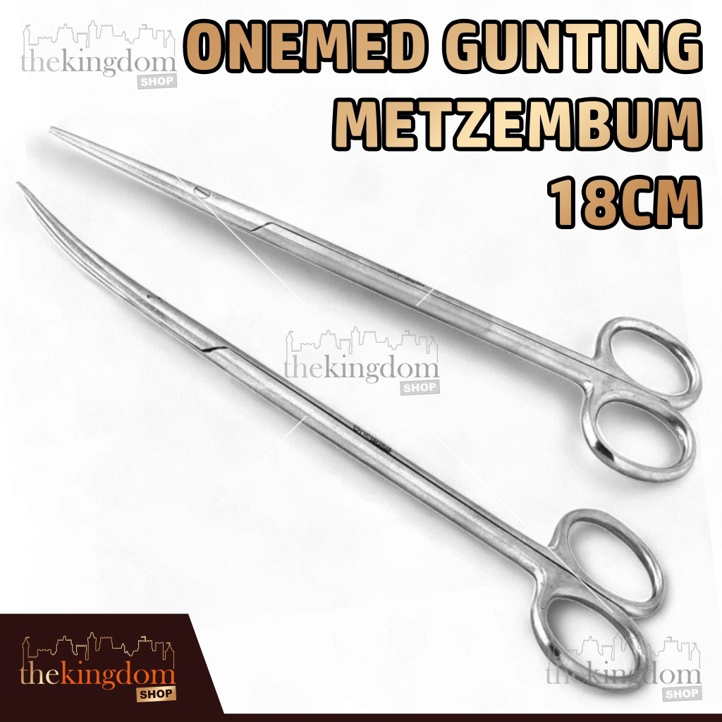 Jual Onemed Gunting Metzembum 18cm A Scissor Scissors Besi Stainless ...