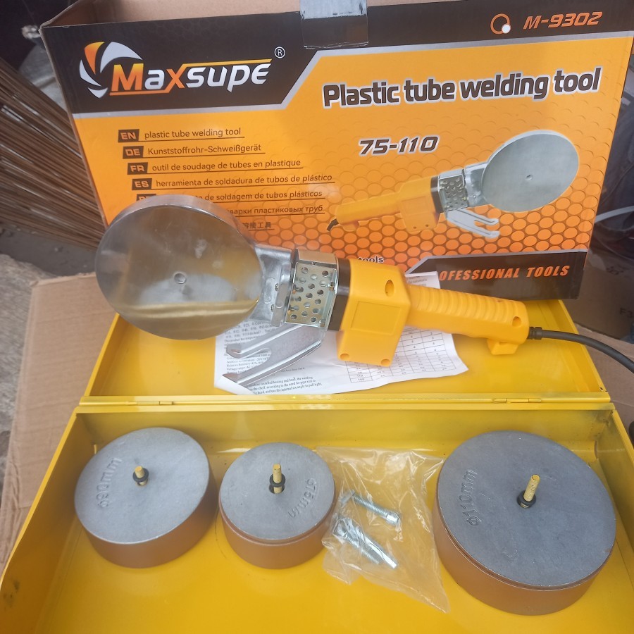Jual MESIN LAS PPR 75-110MM Pemanas Pipa Pralon Pipe Heater PVC MAXSUPE ...
