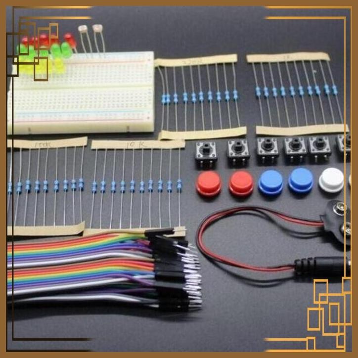 Jual [ETR] Starter Kit Arduino uno R3 mini Breadboard LED Kabel Jumper Button dll | Shopee Indonesia