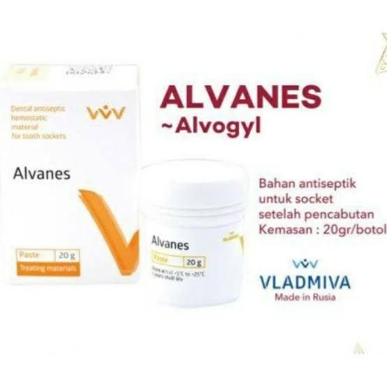 Jual Dental ALVANES ALVOGYL bahan Antiseptik Socket setelah pencabutan ...