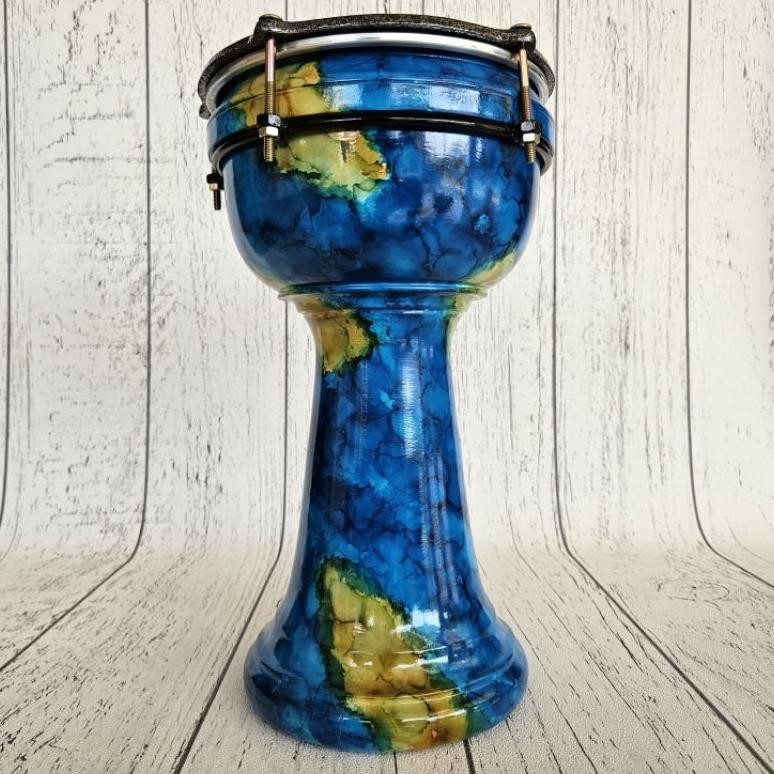 Jual Rd-67 Calti Darbuka Murah 8 Inch Fullset Marmer Biru Dumbuk Hadroh ...