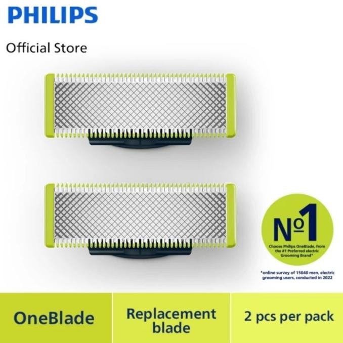 Jual Philips One blade Norelco Replacement Cartridge QP210/15 Original ...