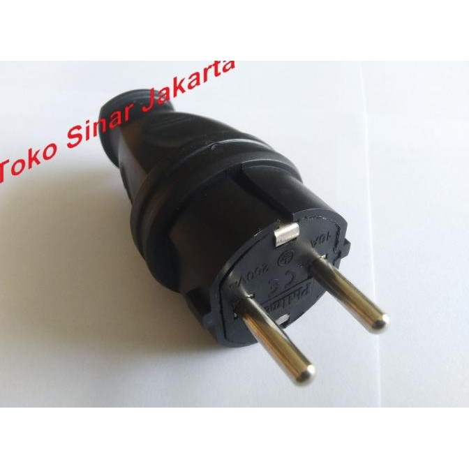 Jual ~~~~~] Steker Karet Hitam Arde Colok Colokan Plug Listrik Mesin ...
