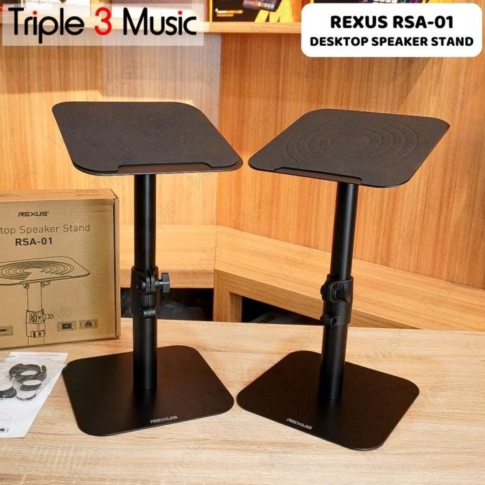 Jual Rexus Rsa-01 Desktop Stand Speaker Monitor Co | Shopee Indonesia