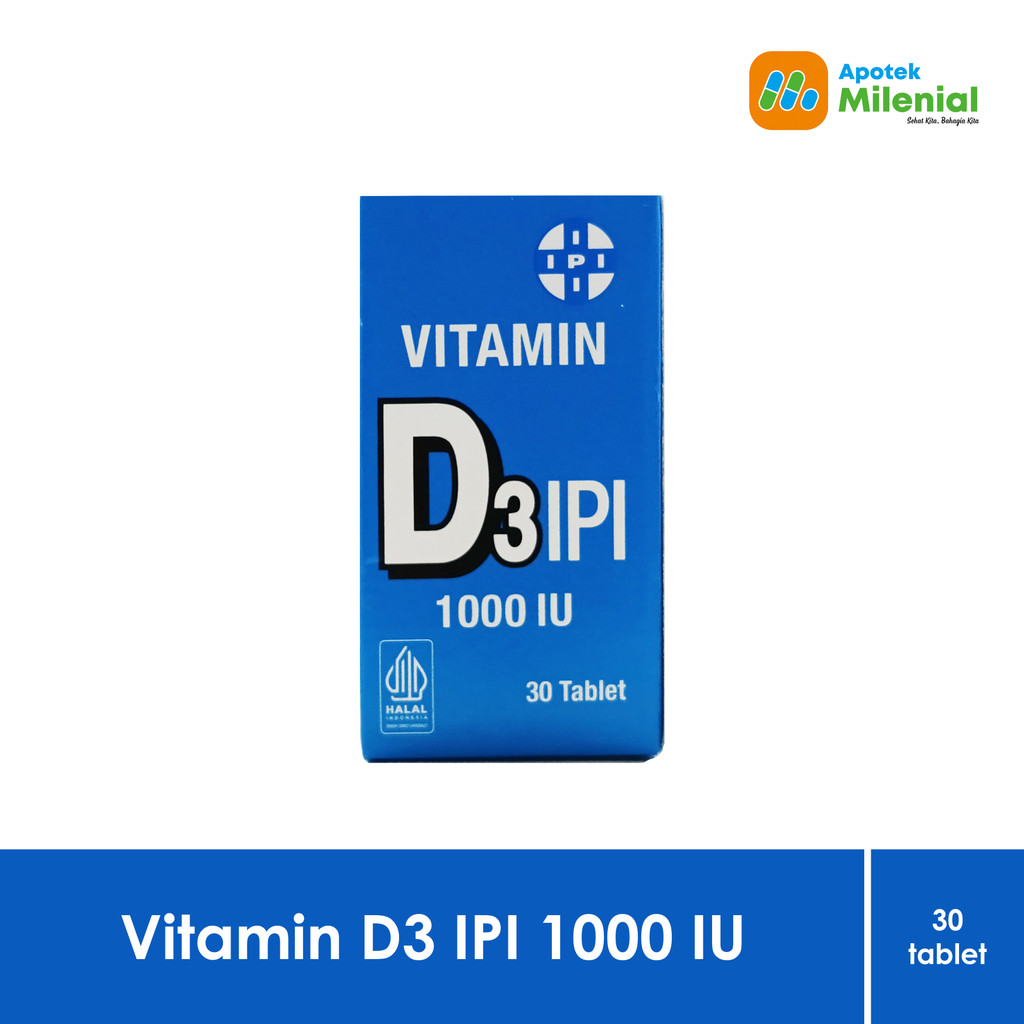Jual IPI Vitamin D3 1000 IU 30 Tablet | Shopee Indonesia