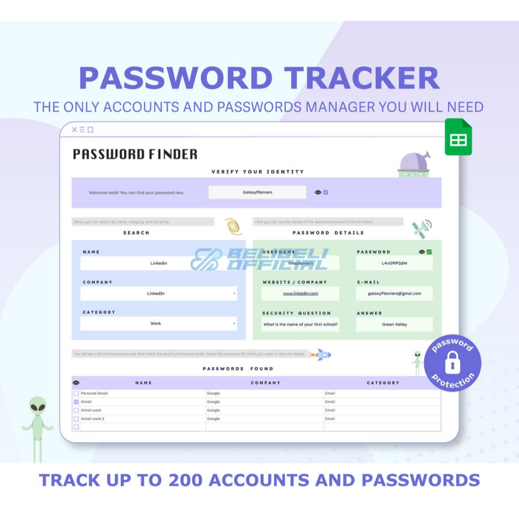 Jual Password Manager & Account Manager - Password Management Tool ...