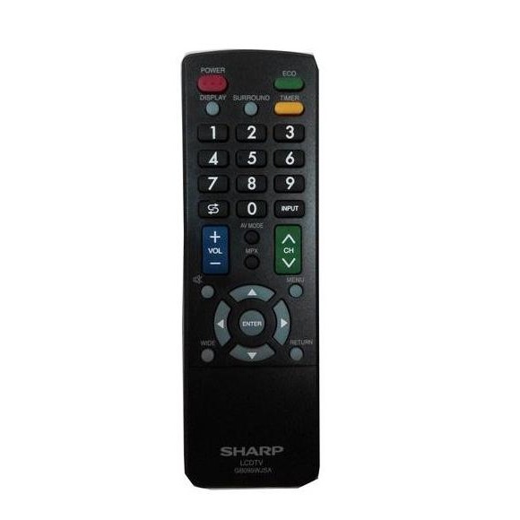 Jual Remote TV SHARP LCD-LED-Tabung Original GB---WJSA murah | Shopee Indonesia