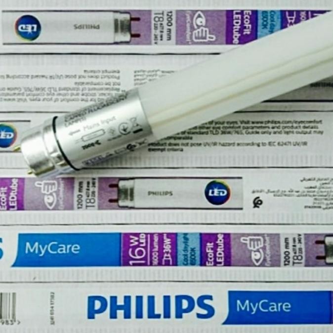 Jual Lampu Tl Led Ecofit 18W Philips Lampu T8 Led Ecofit 8w 16w 18w 8 16 18 Watt Philips murah ...