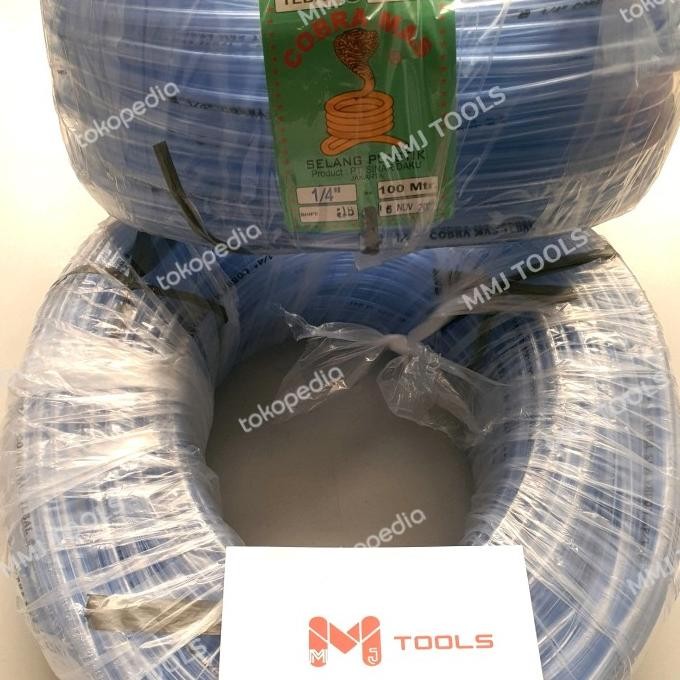 Jual Selang Tebal 1/4" COBRA Mas Harga per roll 100 mtr - Selang Waterpass murah | Shopee Indonesia