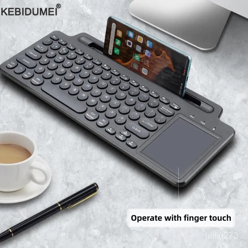 Jual 2.4G Keyboard Bluetooth Nirkabel dengan Touchpad Moe satu Slot ...