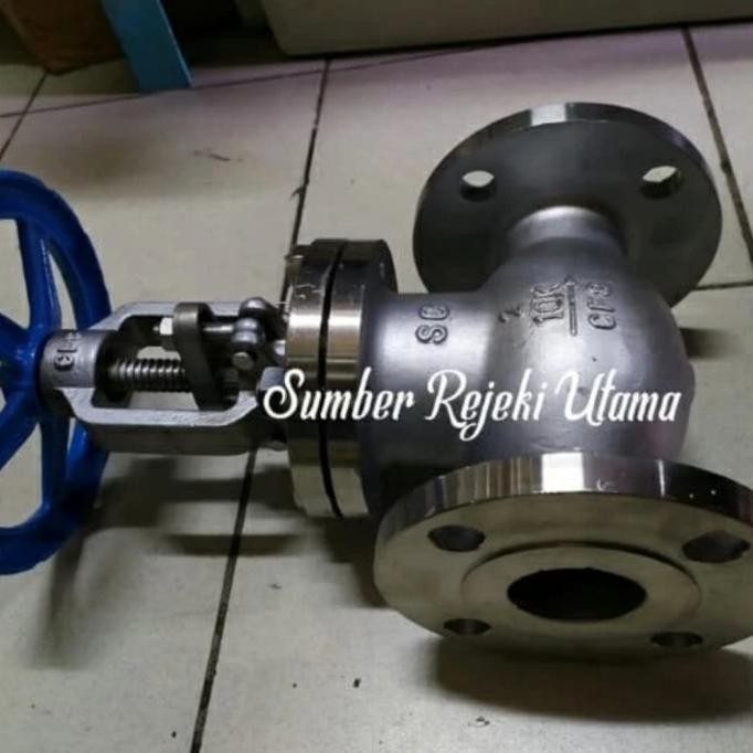 Jual Globe Valve Jis 10K Ss304 Flange 2" Inch ( Dn 50 ) New Stok | Shopee Indonesia