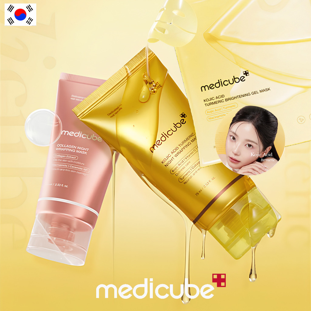 Jual Medicube Kojic Acid Turmeric Night Wrapping Mask / Toning Cleanser ...