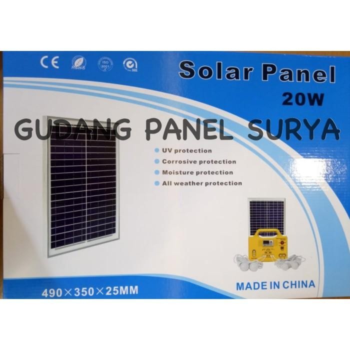 Jual Paket Shs Solar Generator Lighting Home System 20Wp Sg1220W ...